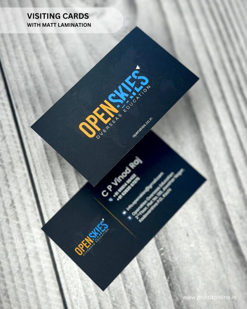 300gsm with MATT LAMINATION - Print it - Online Print Shop
