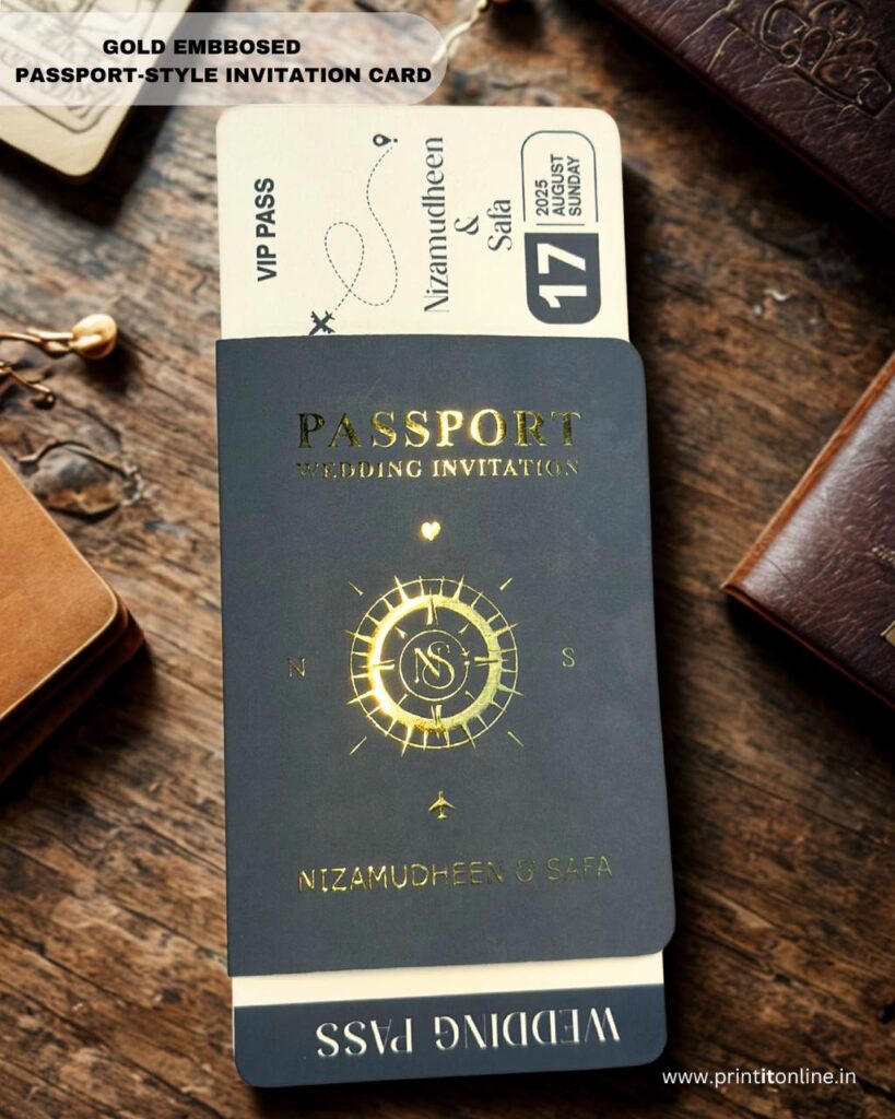 PASSPORT WEDDING CARDS - Print it - Online Print Shop