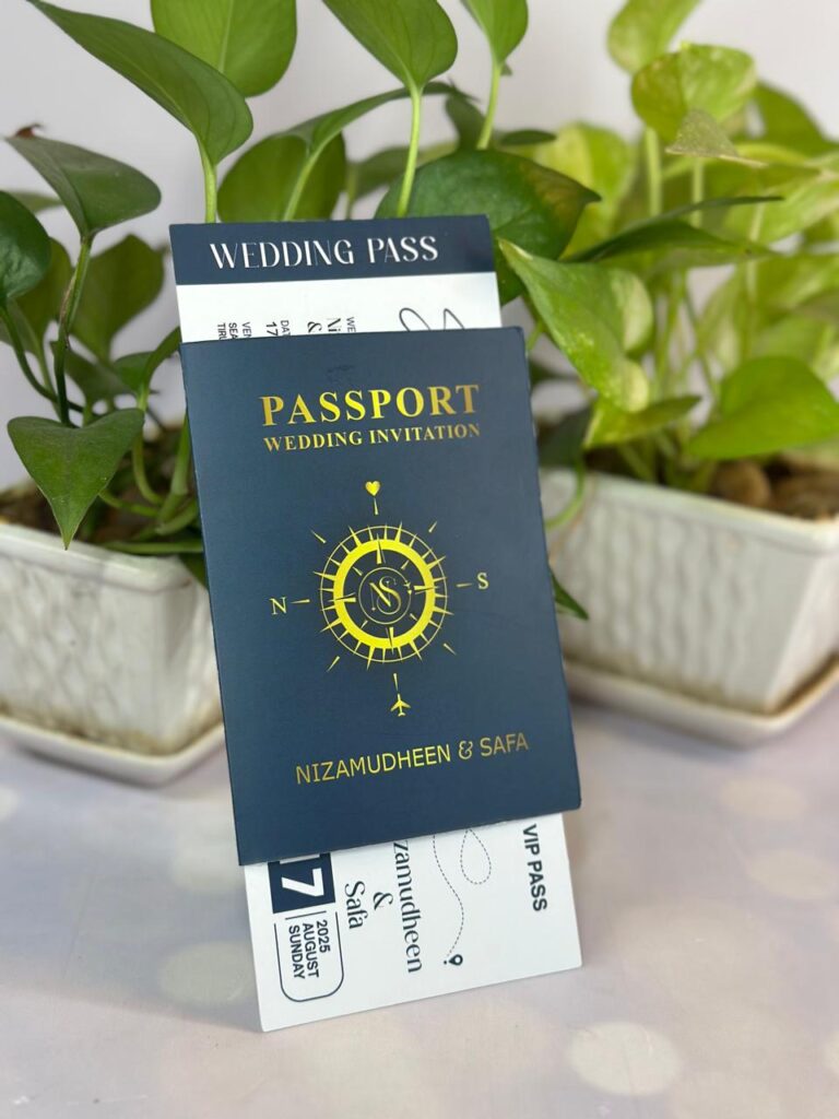 PASSPORT WEDDING CARDS - Print it - Online Print Shop